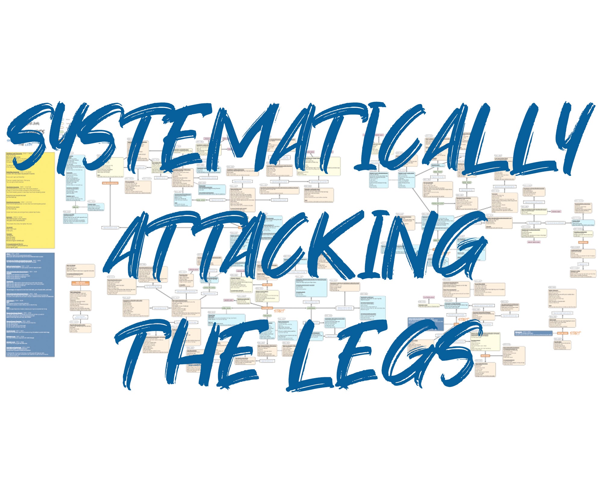 FlowChart - Systematically Attacking the Legs by Gordon Ryan ...