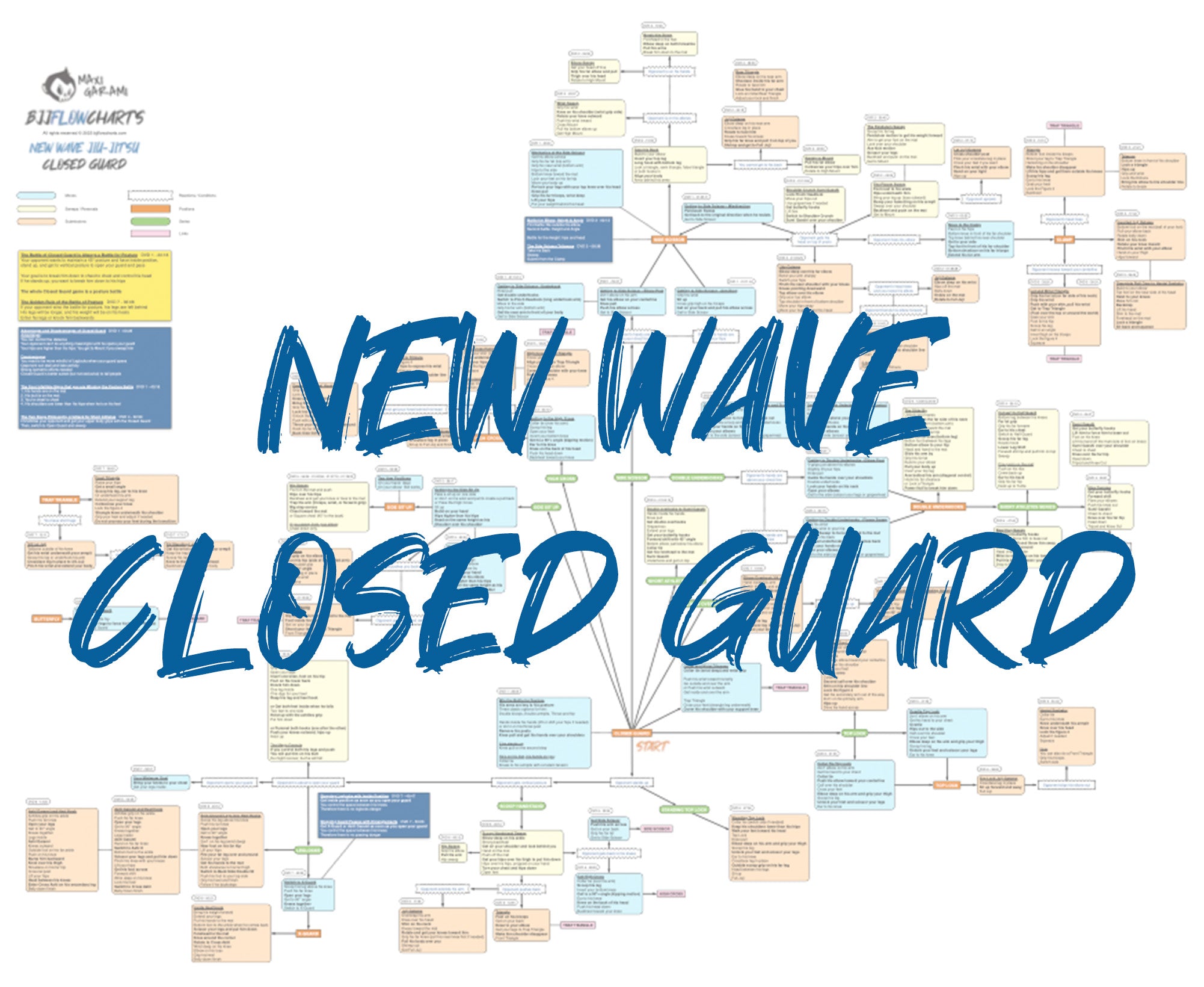 FlowChart - Closed Guard - New Wave Jiu-Jitsu by John Danaher ...